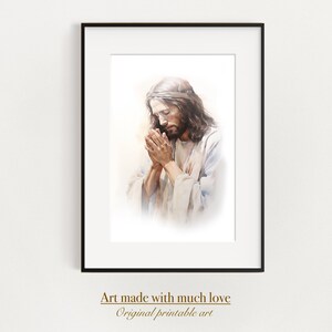 Jesus Christ Art LDS Art Christian Art Condolence Gift - Etsy