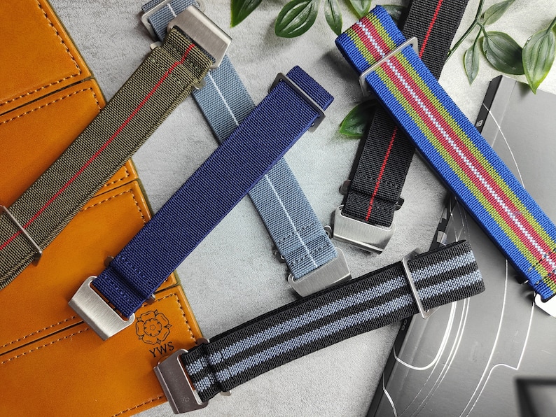 Marine Nationale Parachute Elastic Watch Strap ( 20mm - 22mm ) - Etsy