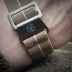 Marine Nationale Parachute Elastic Watch Strap ( 20mm - 22mm ) Forest ...