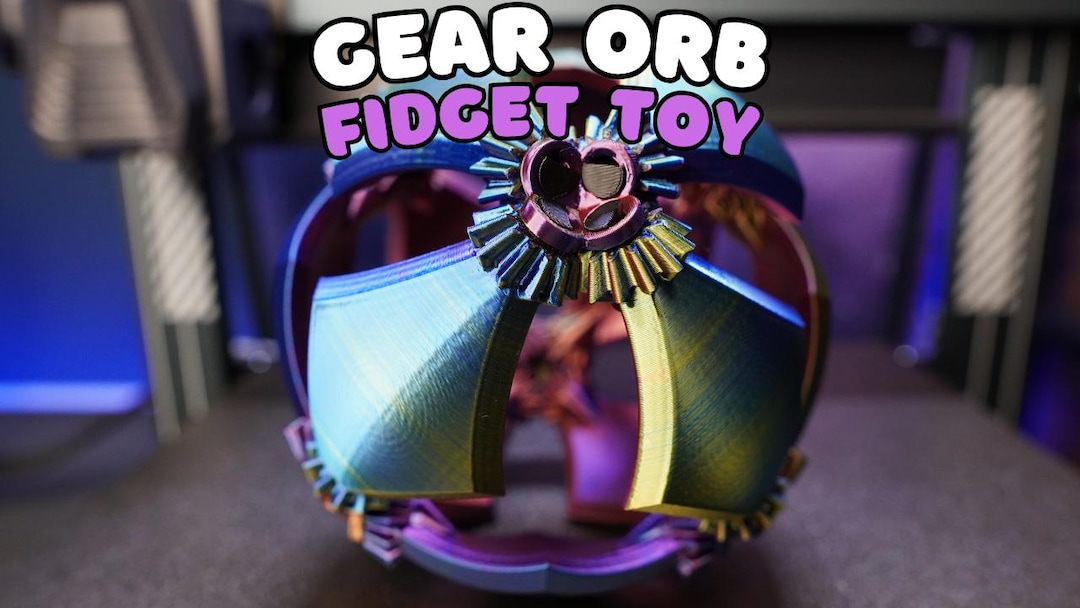Gear Orb Articulating Fidget Toy - Etsy