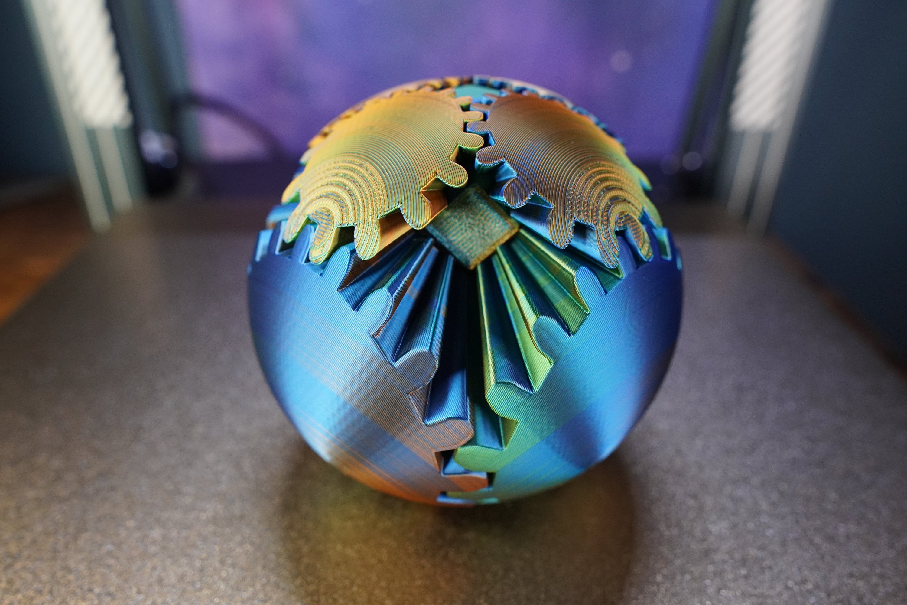 The Original 3D Printed Gear Ball Fidget Toy - Etsy