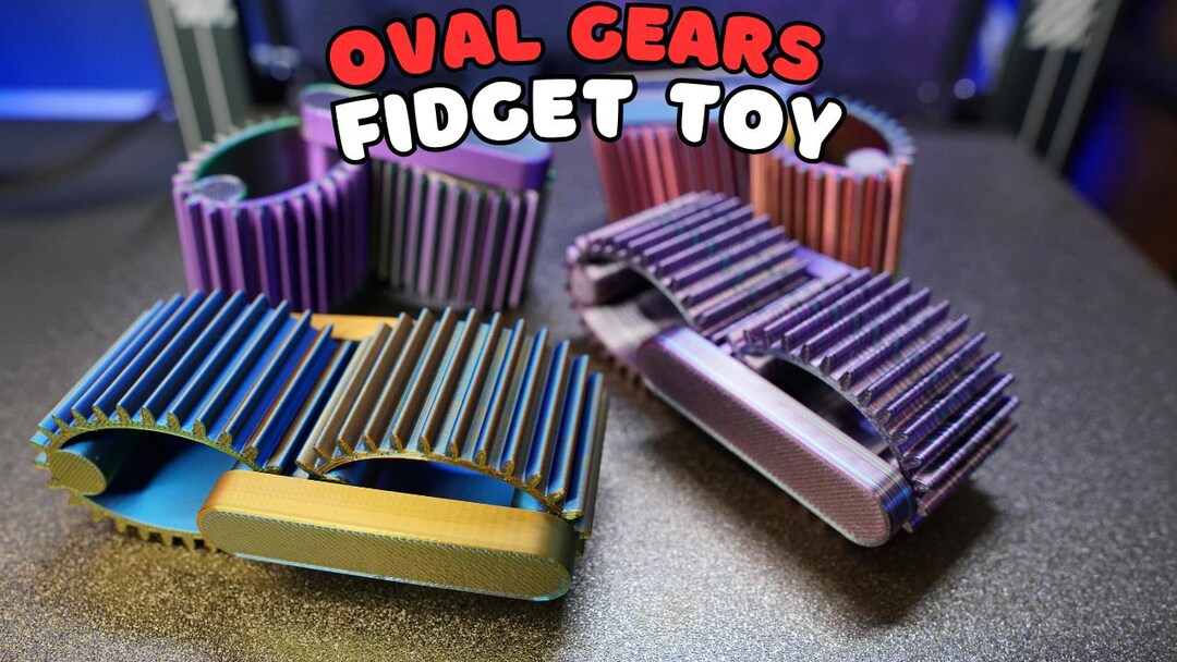The Oval Gears Fidget Toy - Etsy