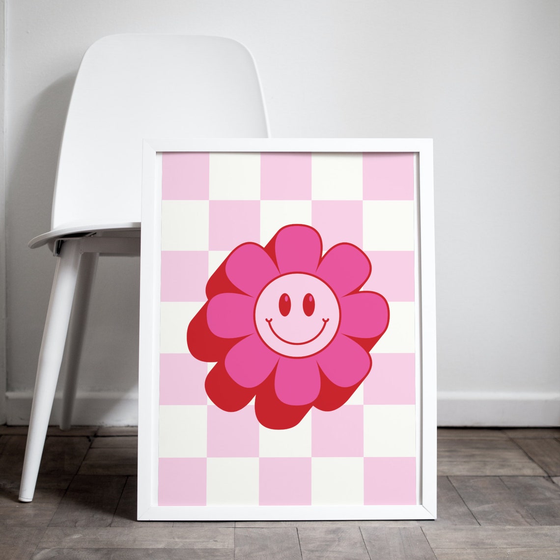 Gallery Wall Set of 6 Printable Posters Trendy Wall Art Pink - Etsy