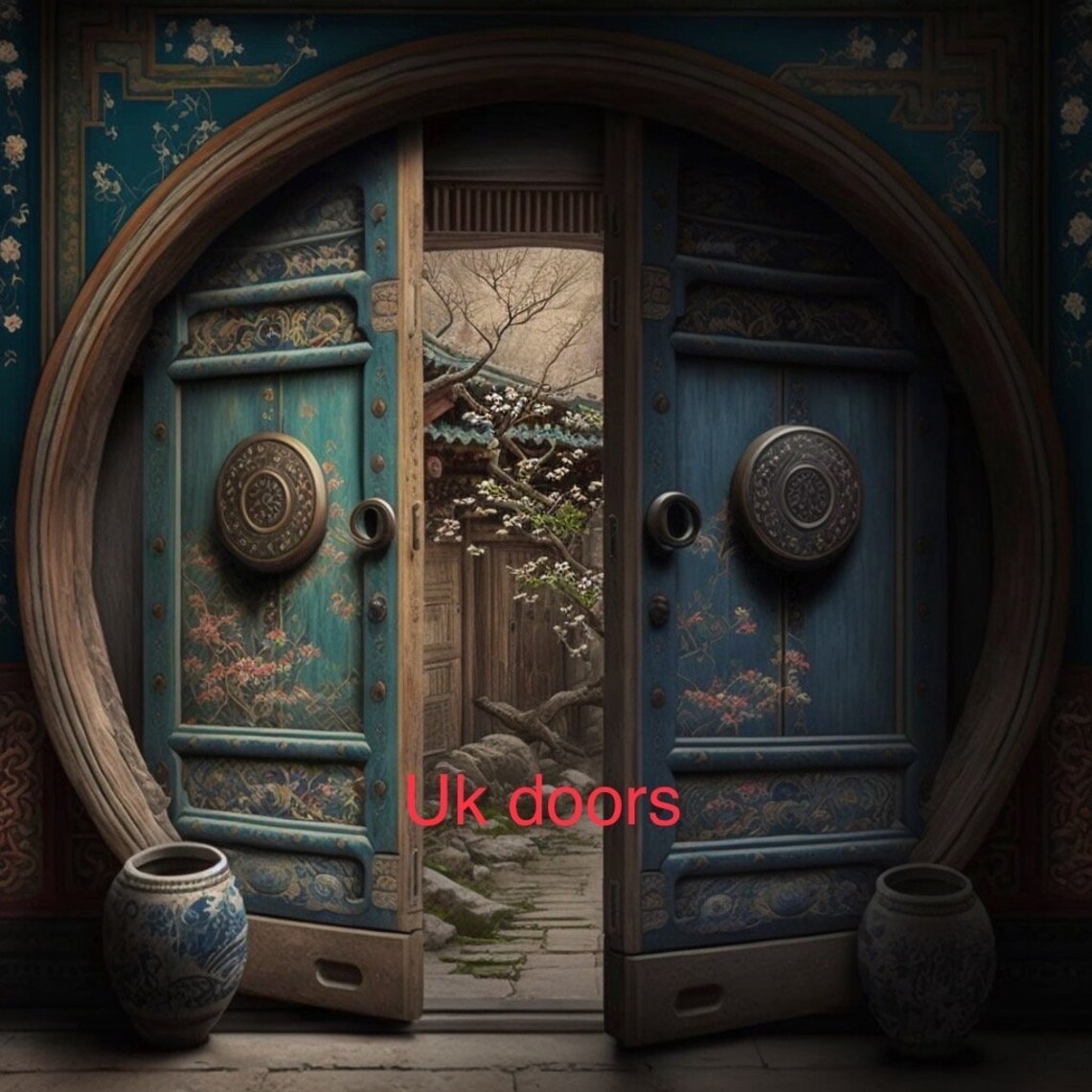 Pack of 3 Limited Edition Chinese Style Doors - Etsy