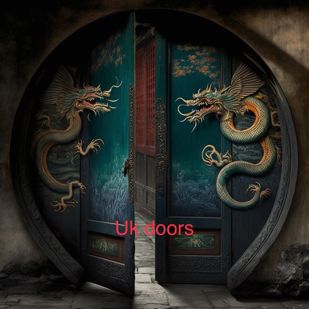 Pack of 3 Limited Edition Chinese Style Doors - Etsy