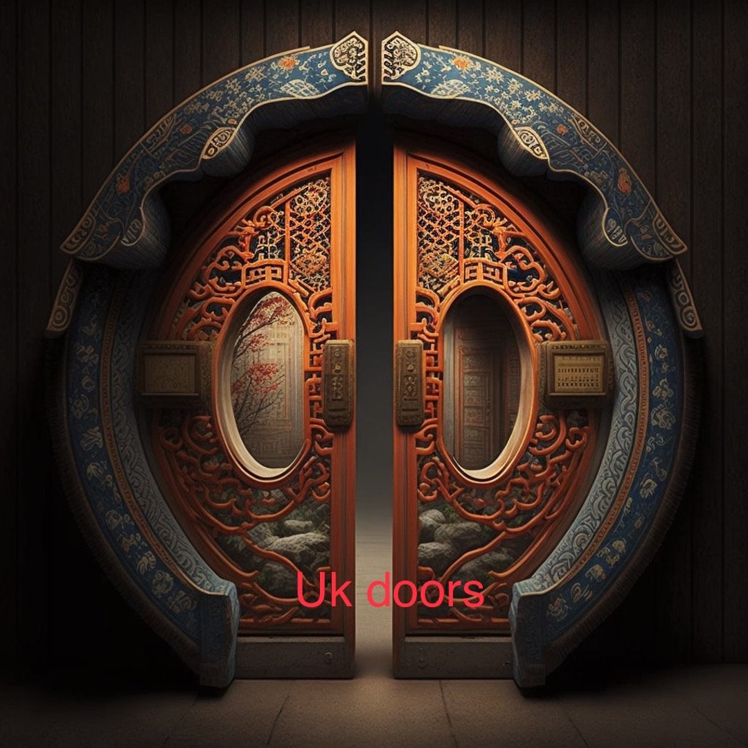 Pack of 3 Limited Edition Chinese Style Doors - Etsy