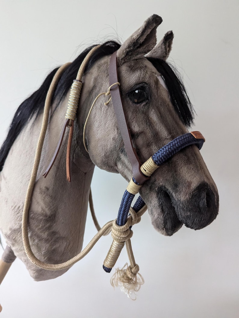 Hobby Horse Accessories, Bosal, Western Bridle With Mecate, Western ...