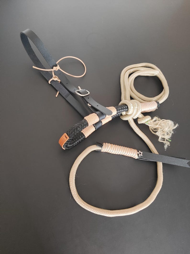 Hobby Horse Accessories, Bosal, Western Bridle With Mecate, Western ...