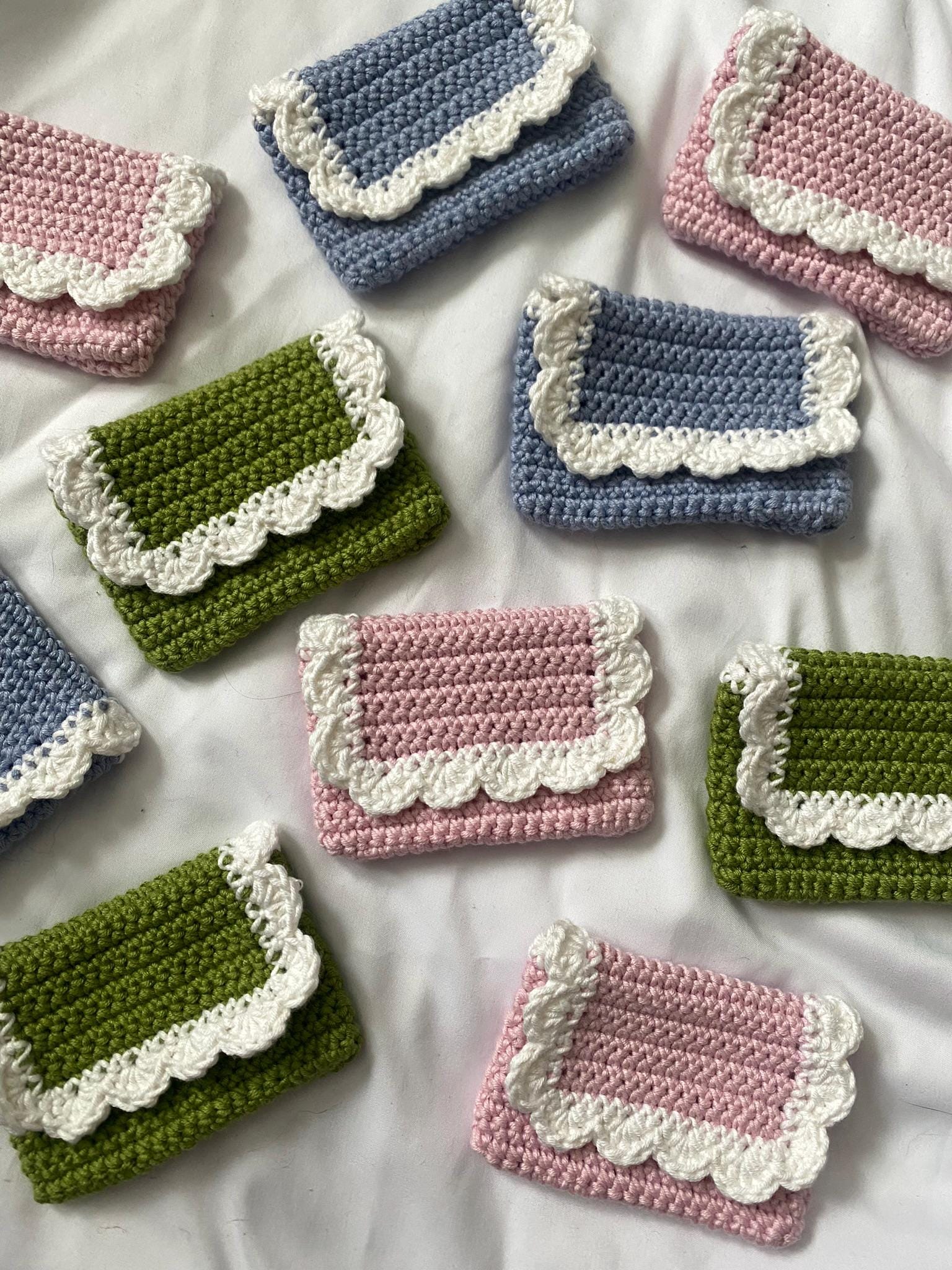 Crochet Card Wallet - Etsy