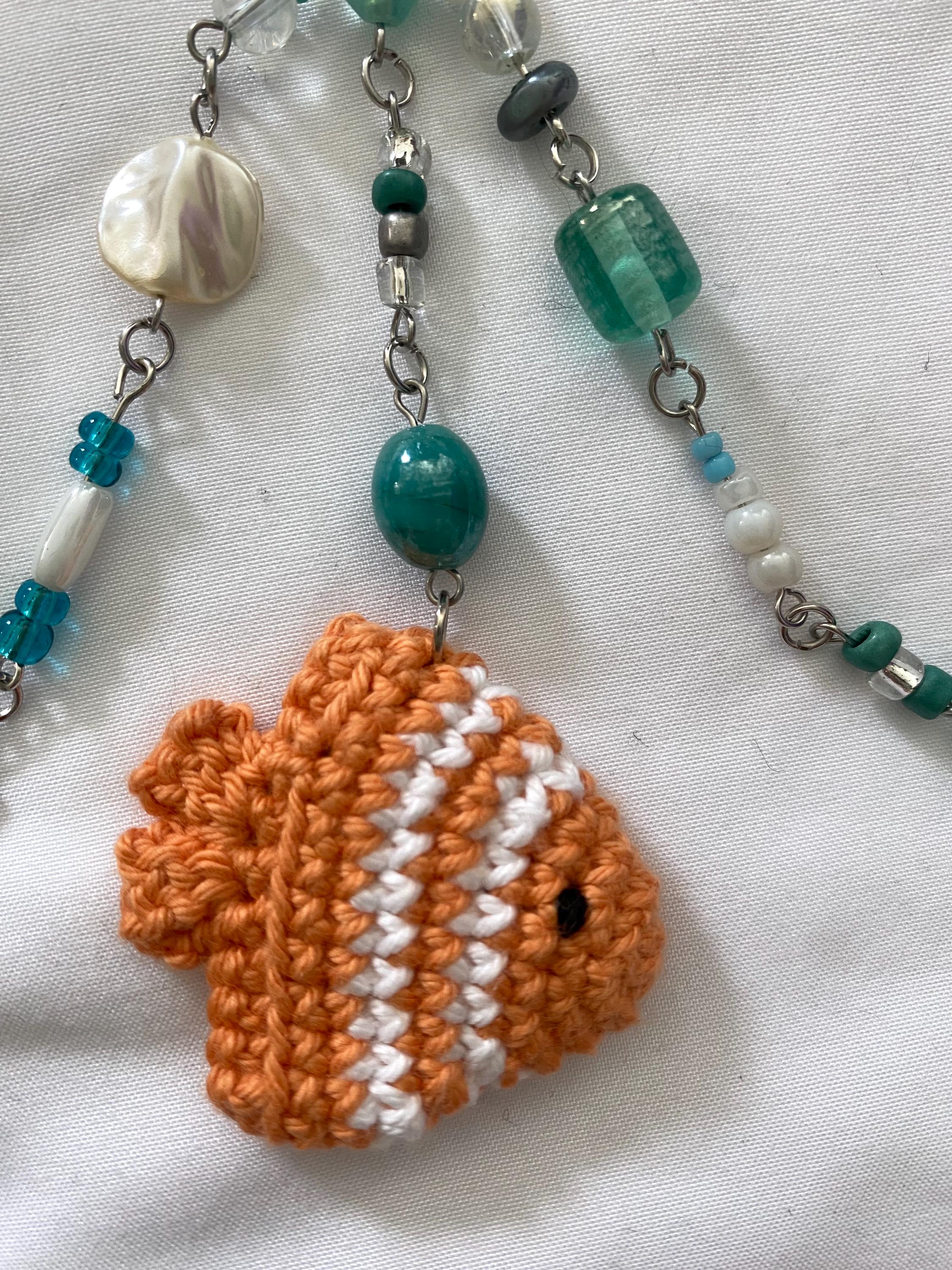 Crochet Fish Keychain - Etsy