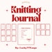 Knitting Journal - Organize Yarn, Plan Projects and Content, Write ...