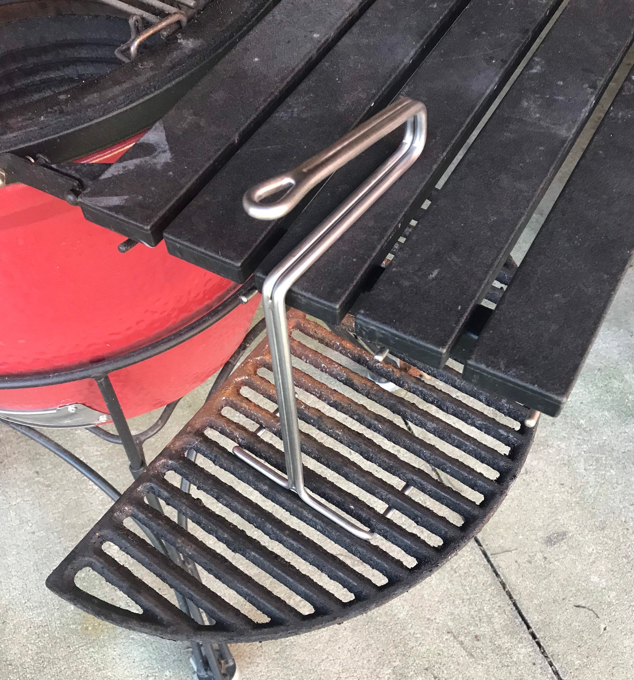 Stainless Steel Grill Grate Lifter: BBQ Tool Accessory - Etsy