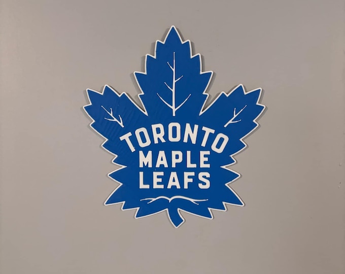 Handcrafted Cedar Toronto Maple Leafs Sign, Auston Matthews NHL Decor ...