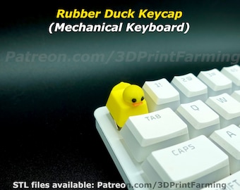 Duck Keycap Rubber Duck Keycap yellow or White - Etsy