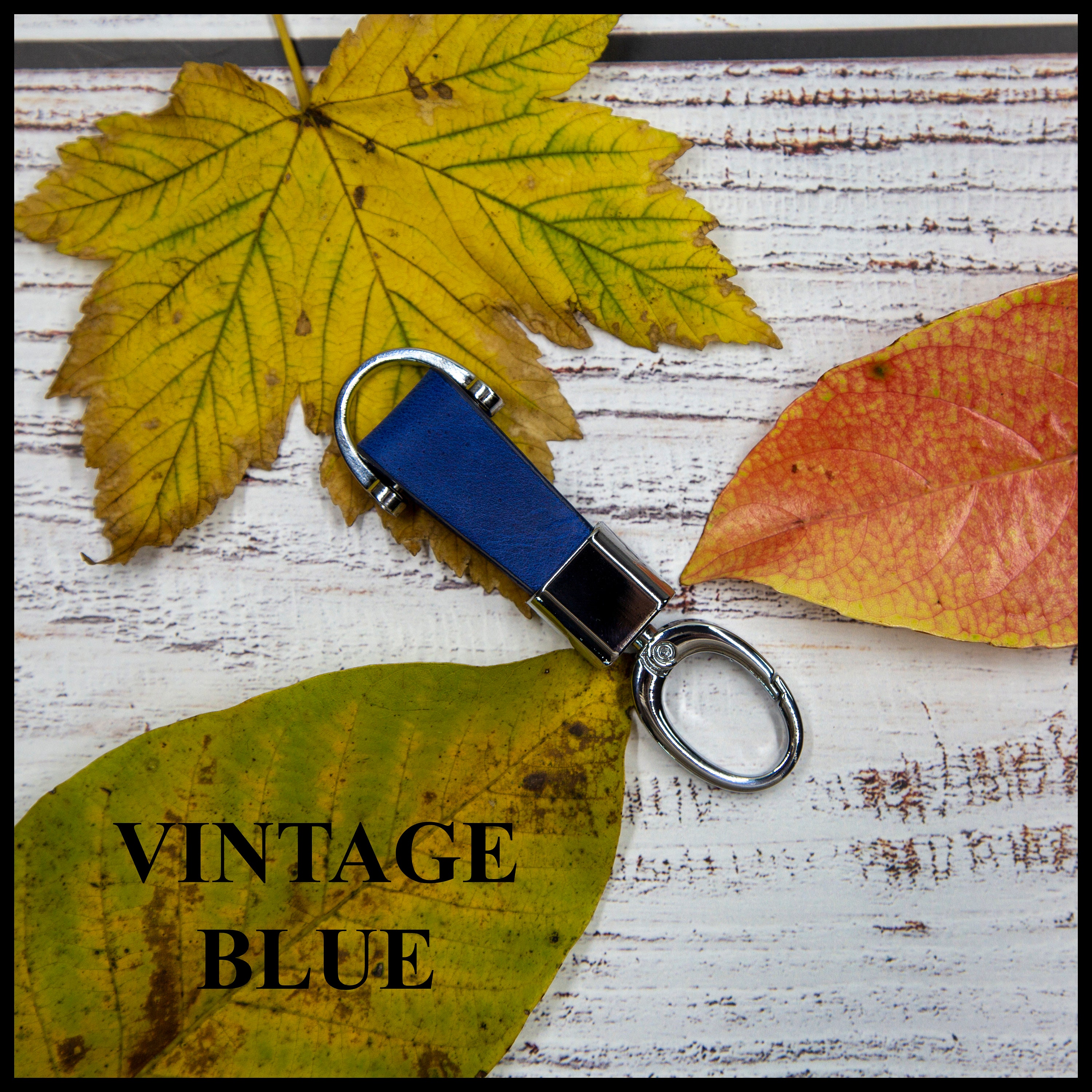 Full Grain Leather Keyring, Key Loop Gift, Handmade Key Fob, Keychain ...