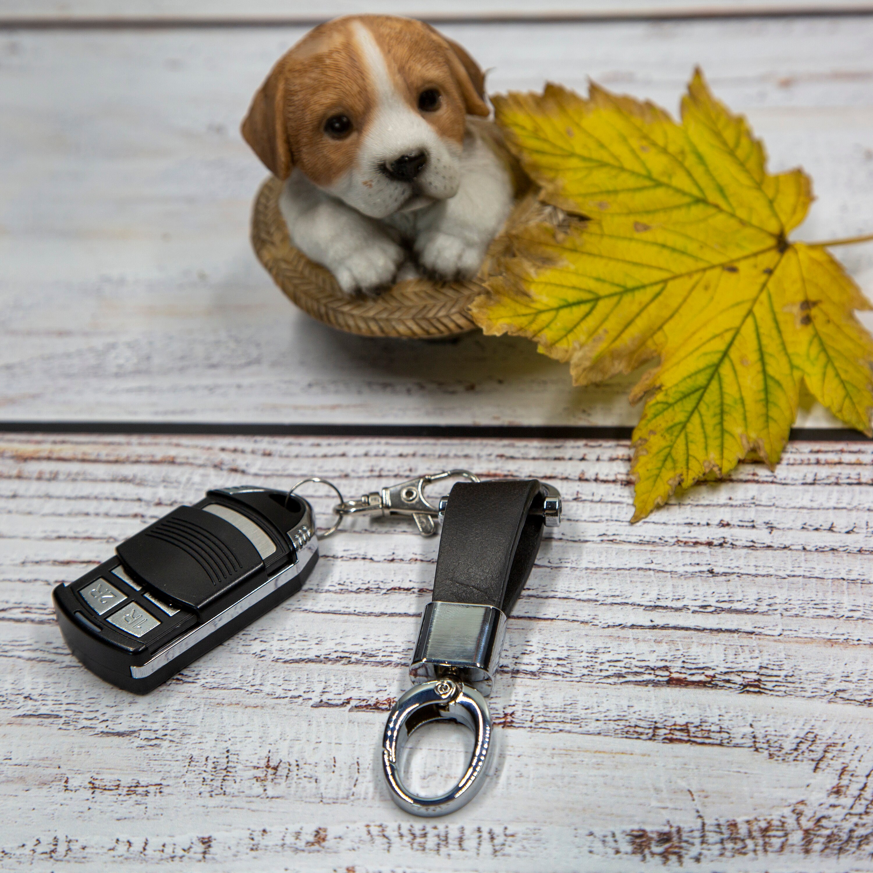 Full Grain Leather Keyring, Key Loop Gift, Handmade Key Fob, Keychain ...