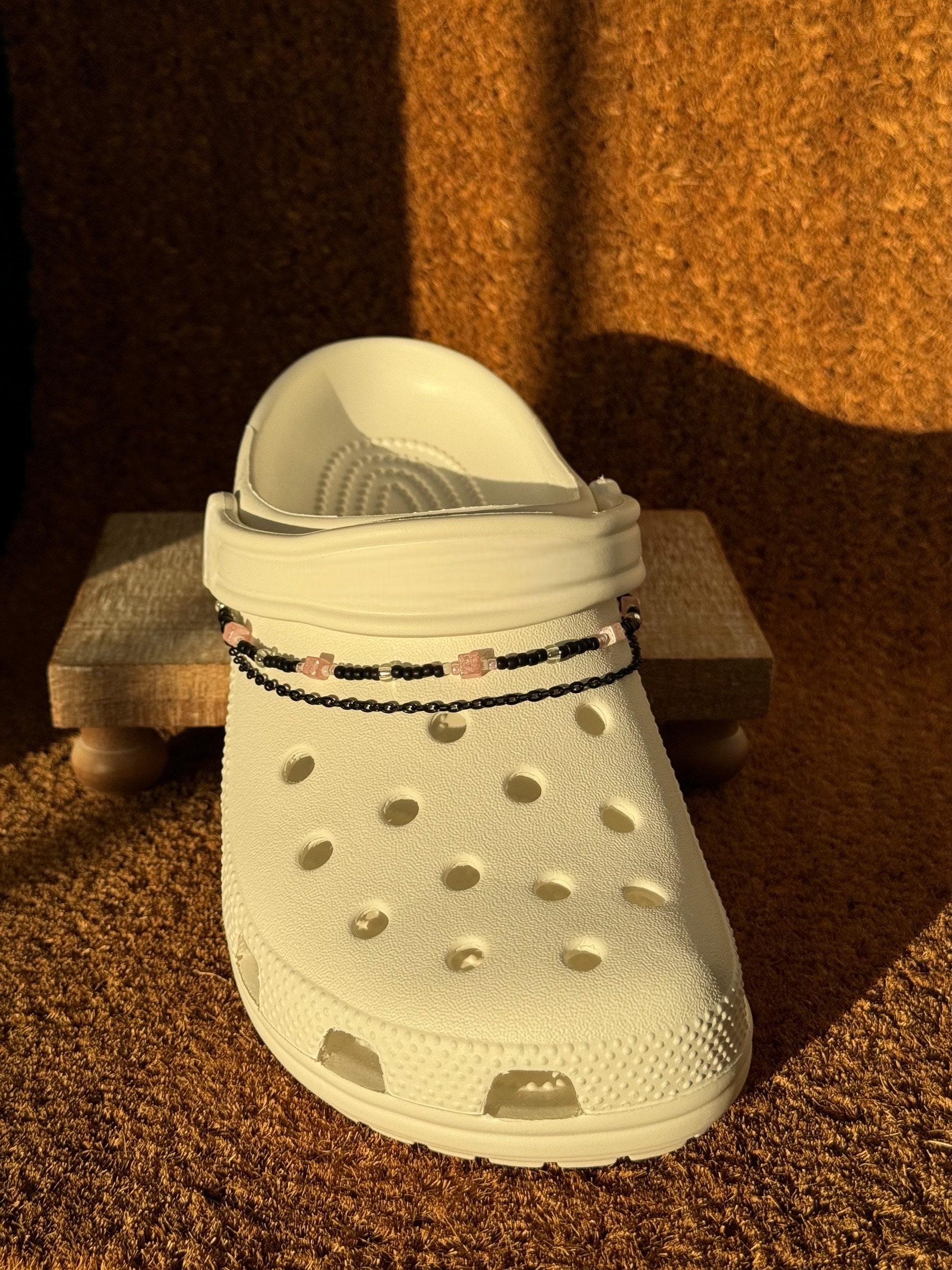 Midnight Blush Croclette single Piece / Custom Crocs Accessories / Shoe ...