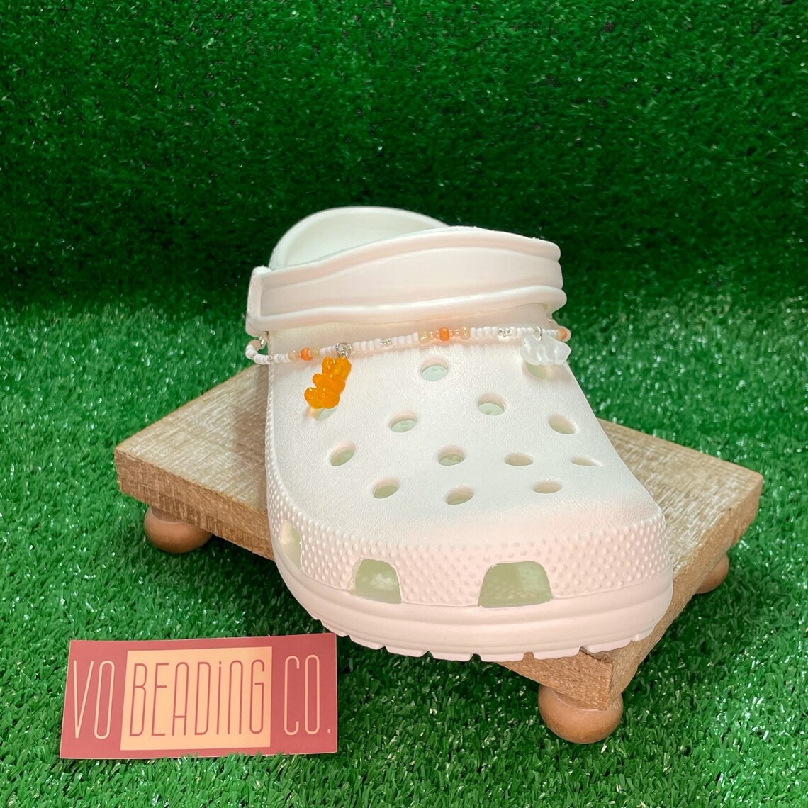 Gummy Bears & Iridescent Cloud Charm Croclette / Custom Crocs / Shoe ...