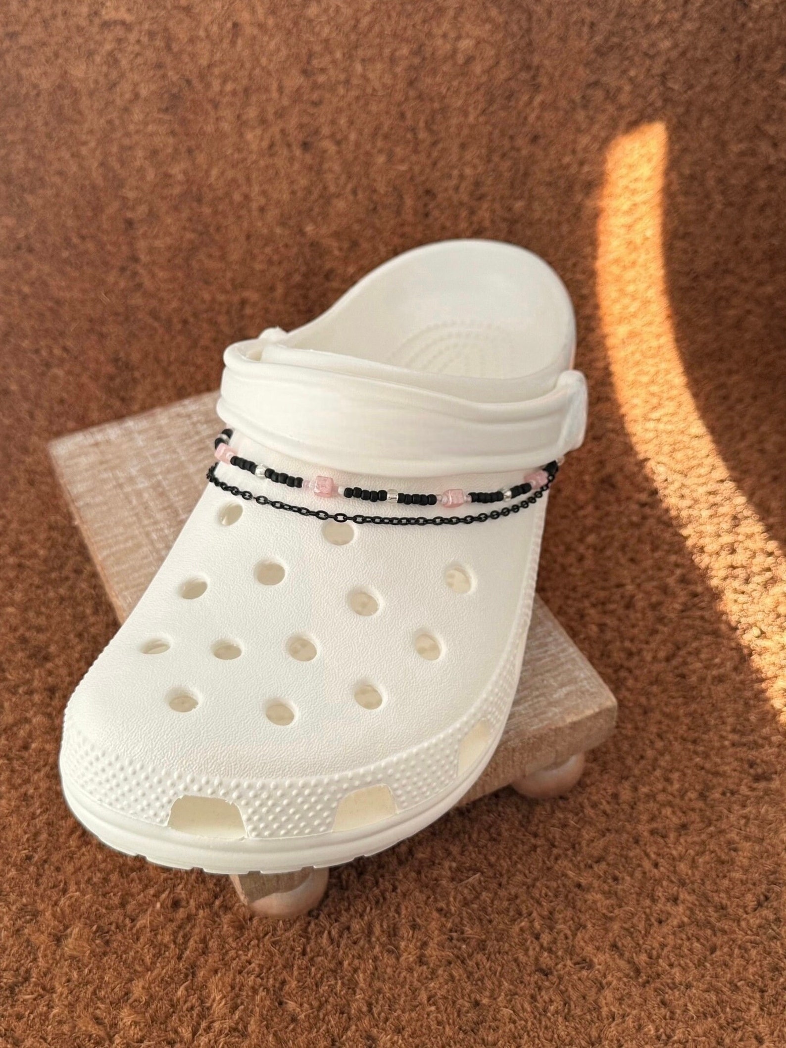 Midnight Blush Croclette single Piece / Custom Crocs Accessories / Shoe ...