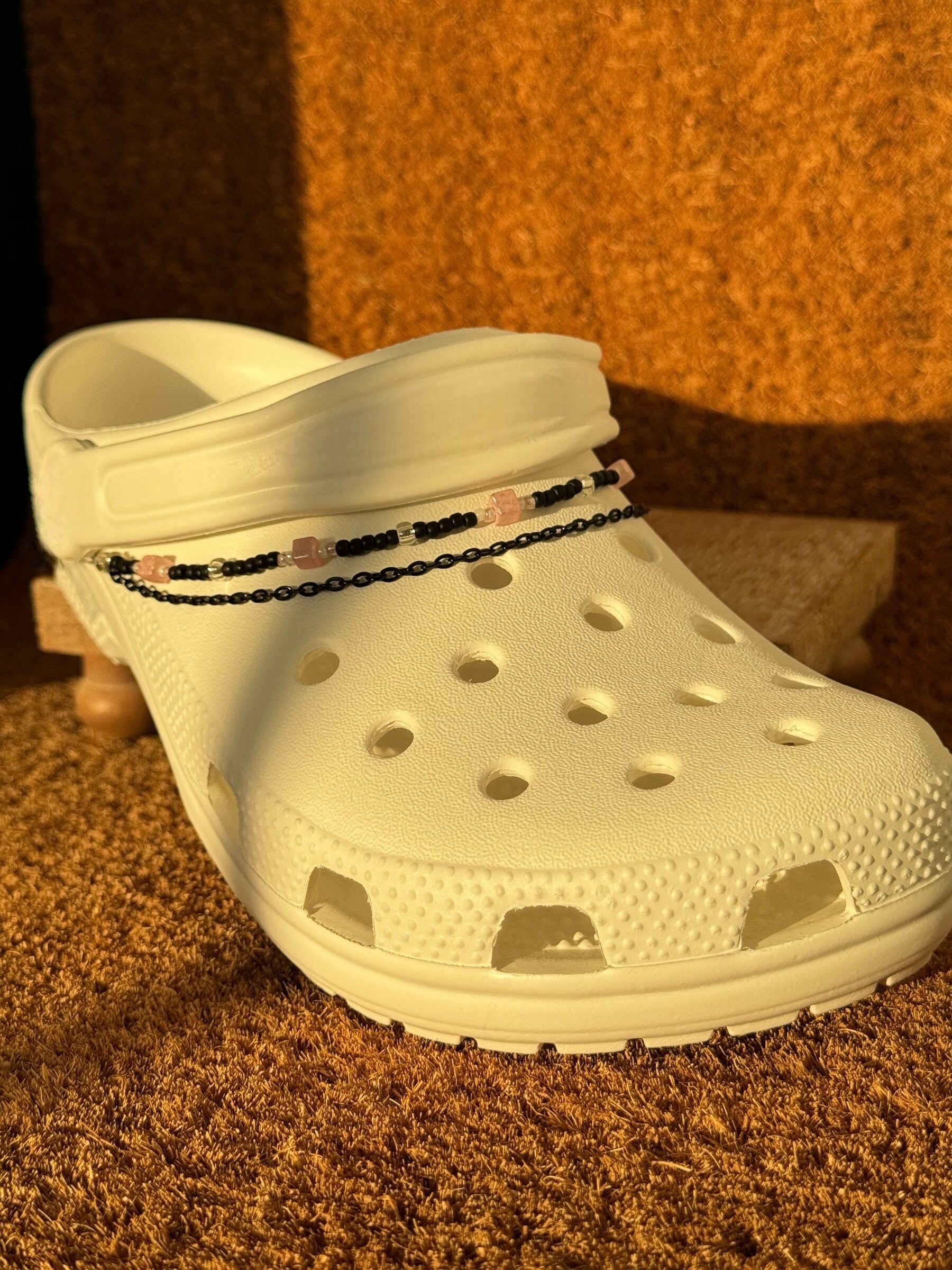 Midnight Blush Croclette single Piece / Custom Crocs Accessories / Shoe ...