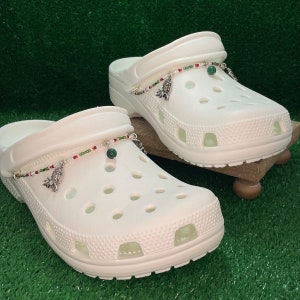 Majestic Emerald Prince Froggy Croclette DUO Set / Cute Shoe Charms ...