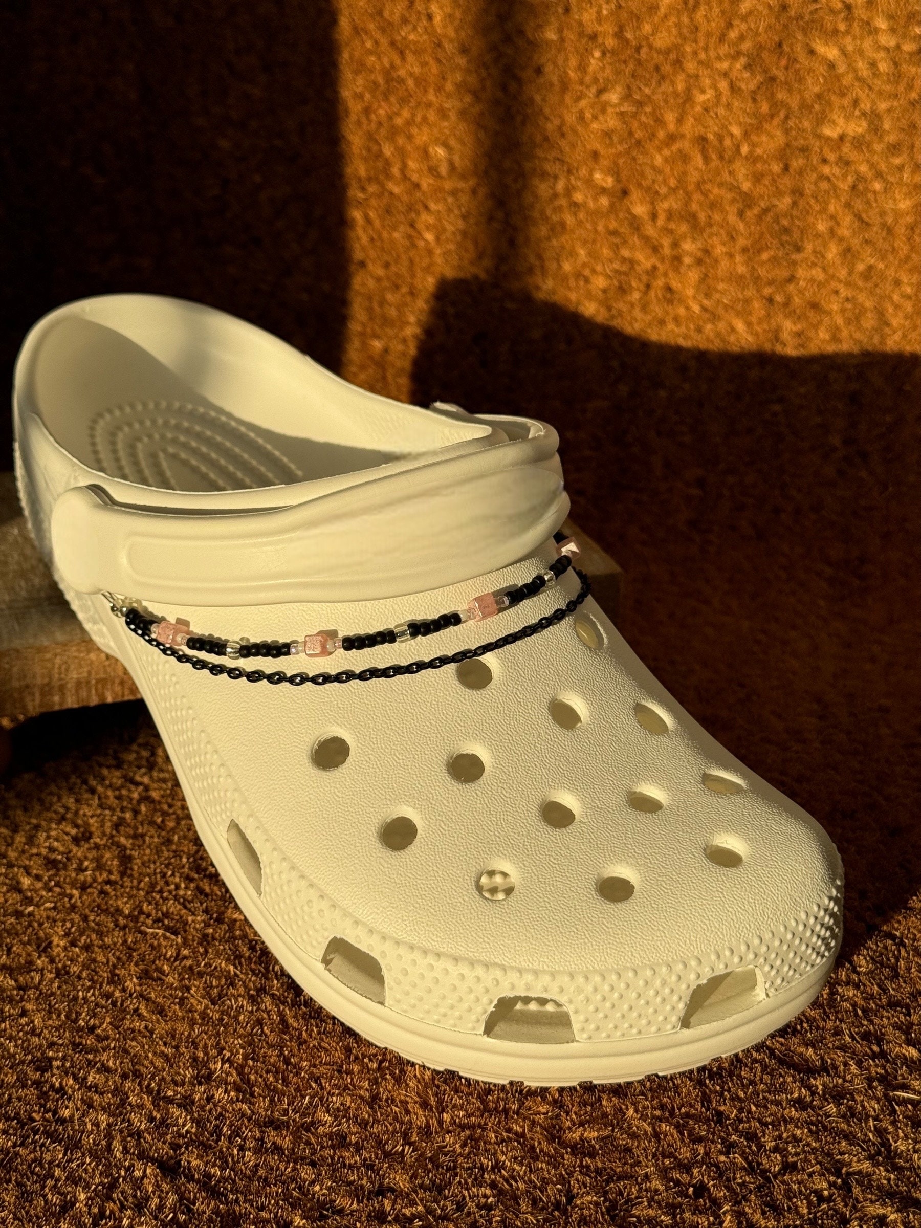 Midnight Blush Croclette single Piece / Custom Crocs Accessories / Shoe ...
