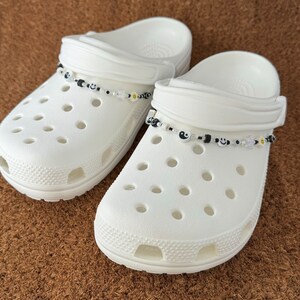 Set of 2 ~ White Yin Yang Croclette / Good Vibes Crocs Charms ...