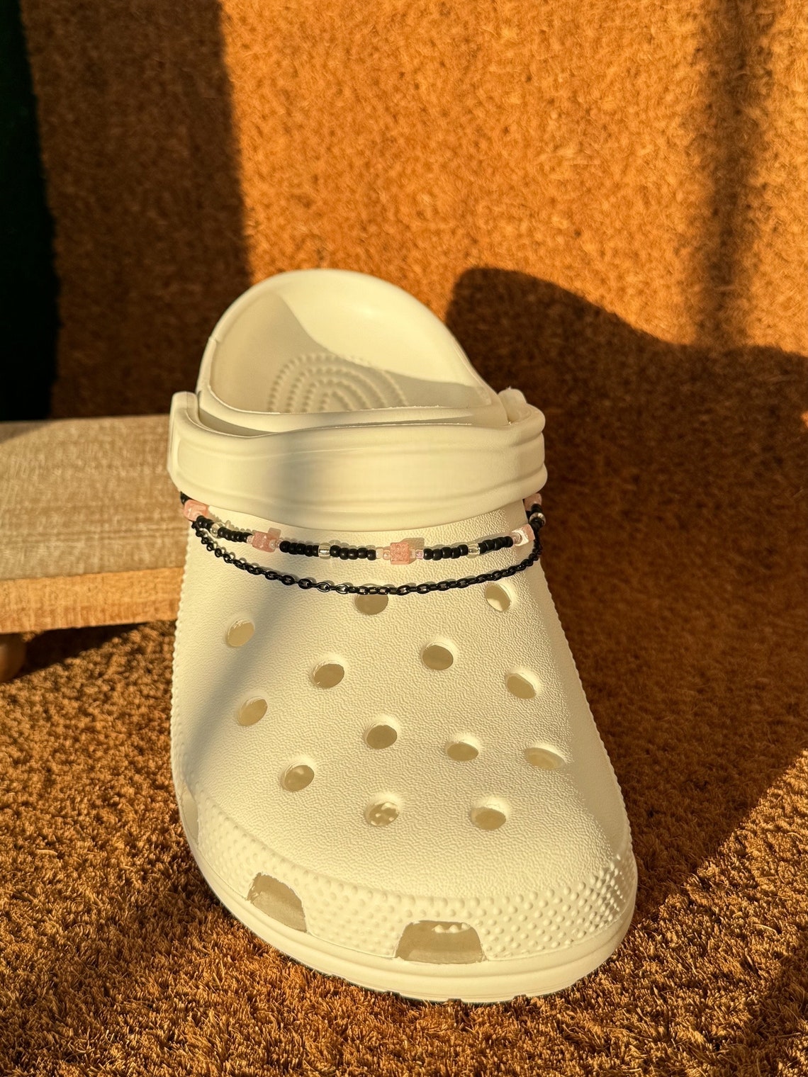 Midnight Blush Croclette single Piece / Custom Crocs Accessories / Shoe ...