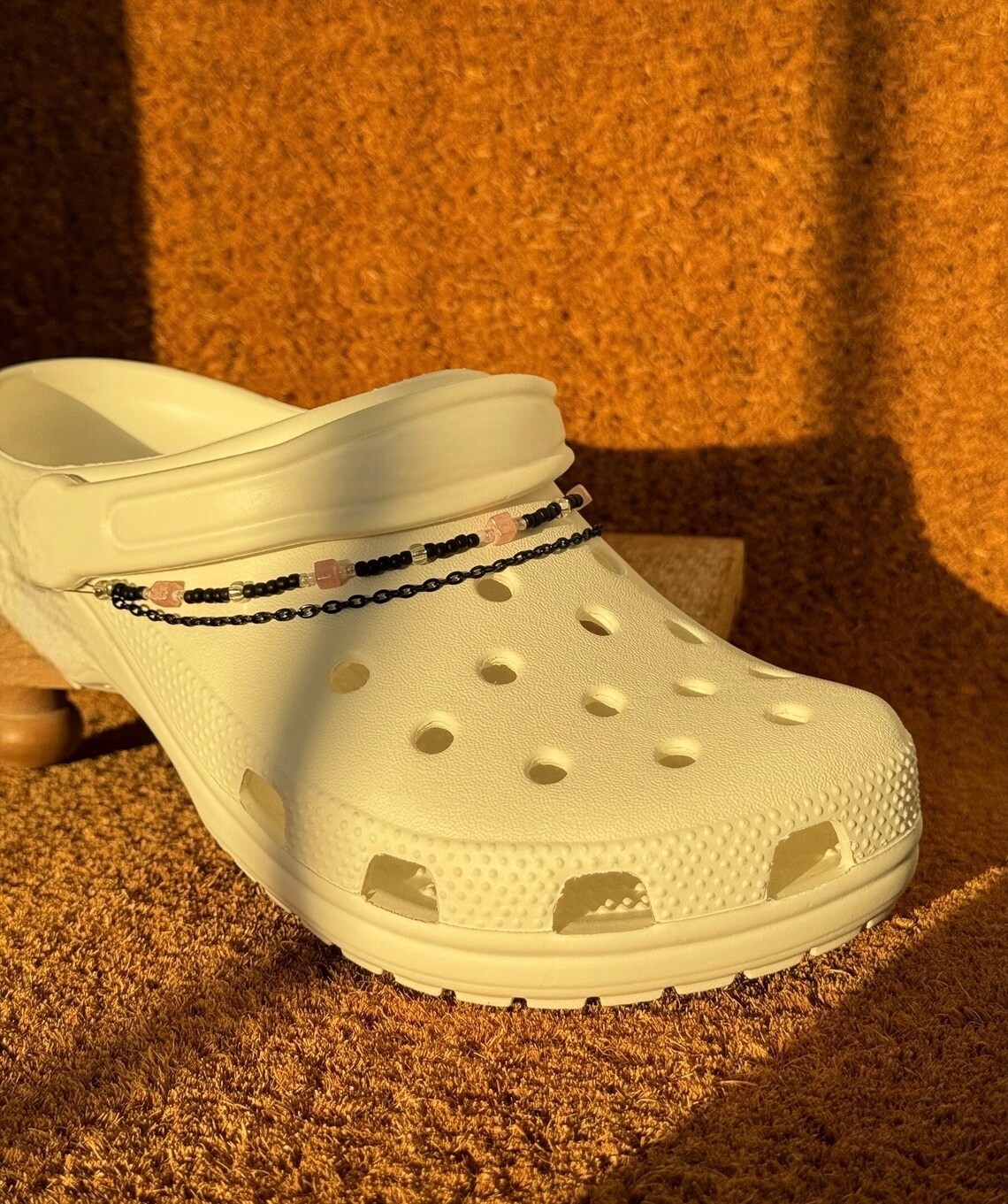 Midnight Blush Croclette single Piece / Custom Crocs Accessories / Shoe ...