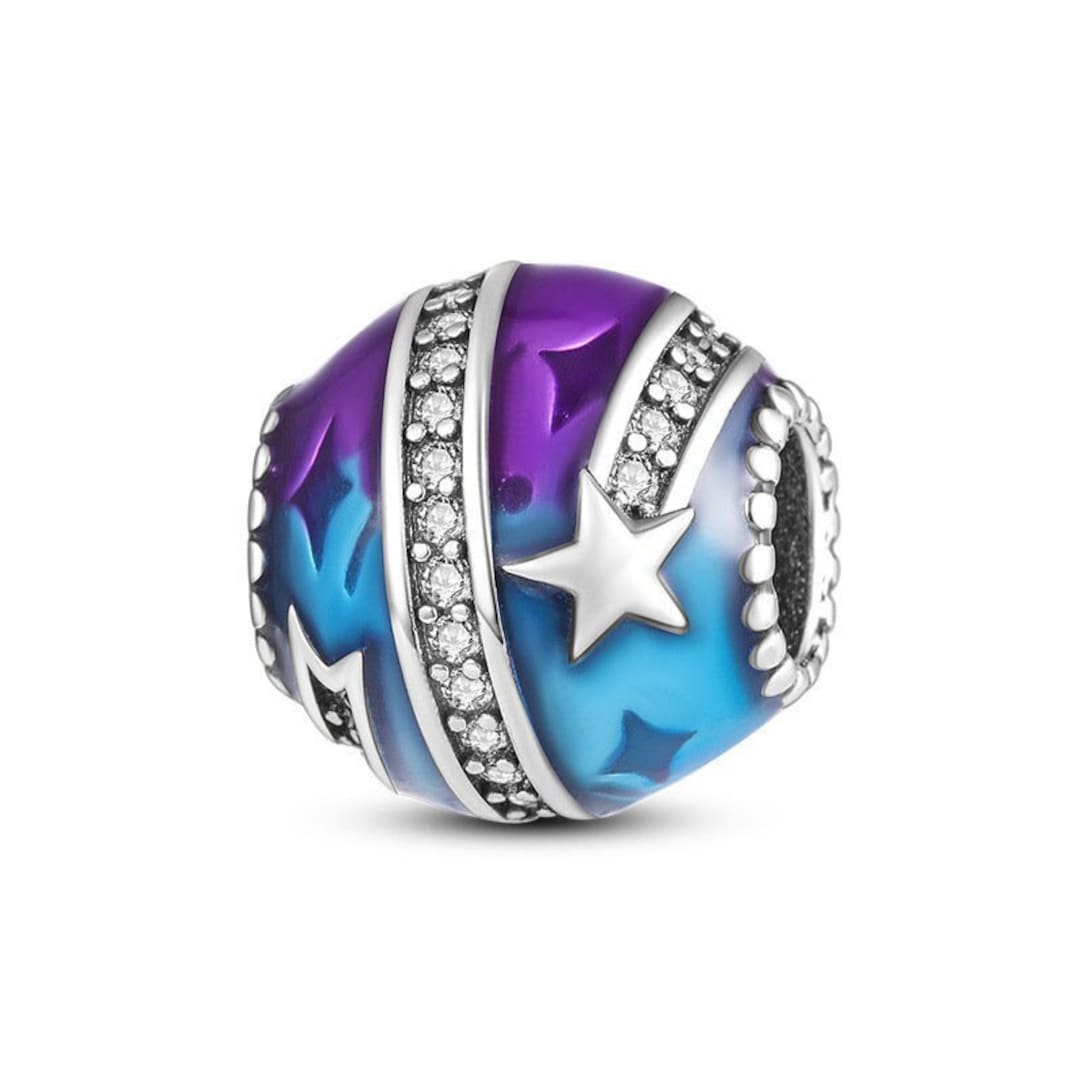 Shooting Star Charm Starry Night Space Pandora Charm Bracelet ...