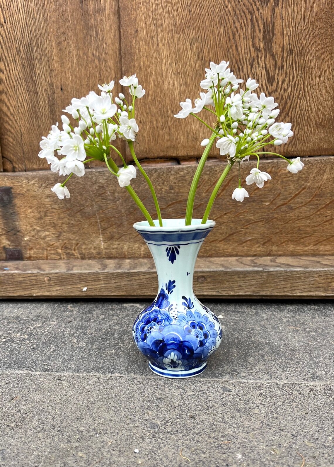 Small DELFT BLUE VASE, Hand Painted Vase, Blue and White Vase, Ceramic ...