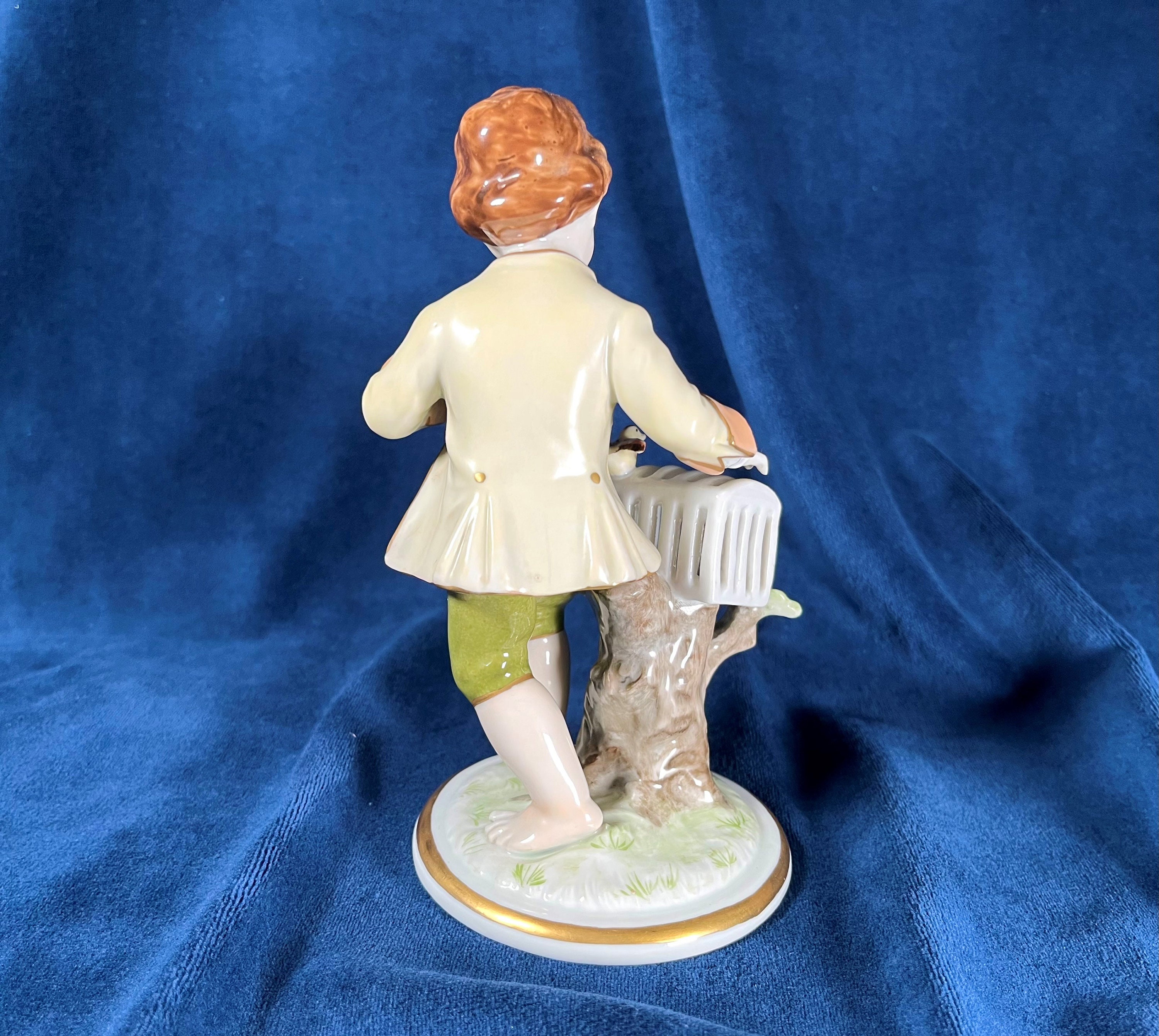 ANTIQUE GERMAN PORCELAIN Figurine Christmas Gift Boy Figure - Etsy