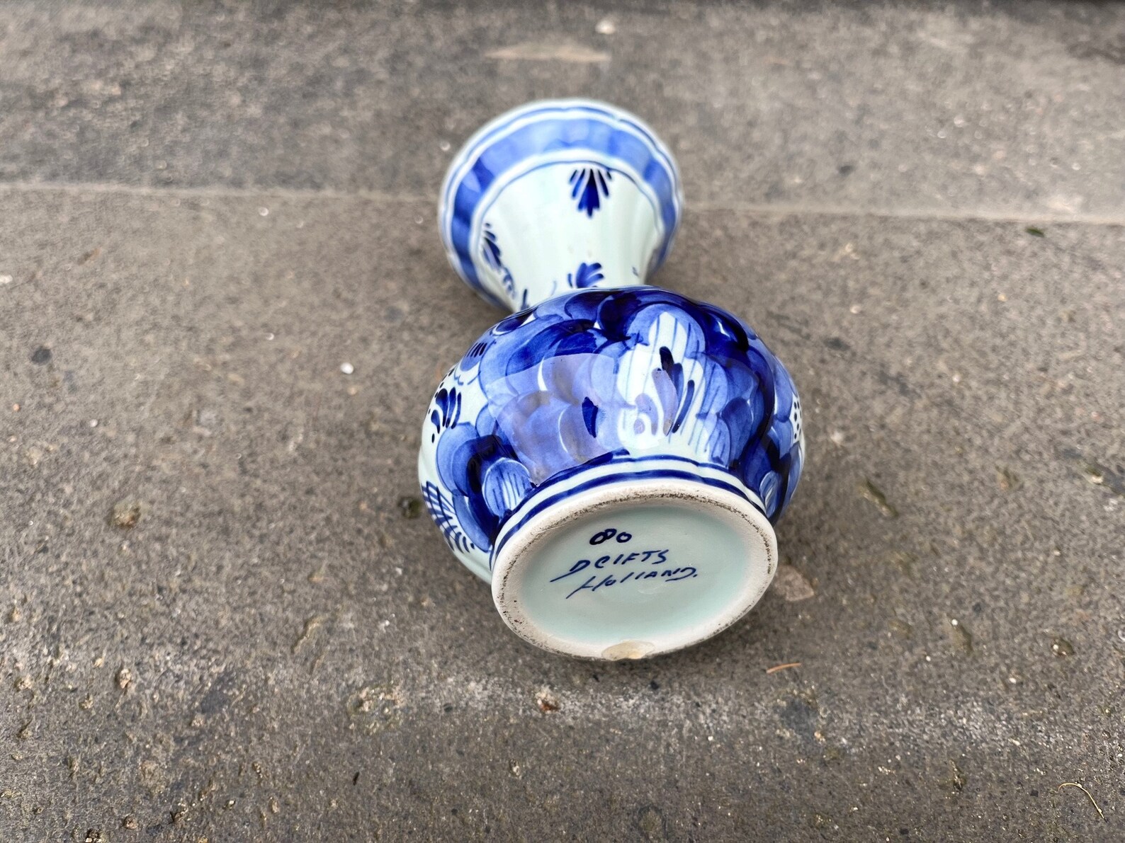 Small DELFT BLUE VASE, Hand Painted Vase, Blue and White Vase, Ceramic ...