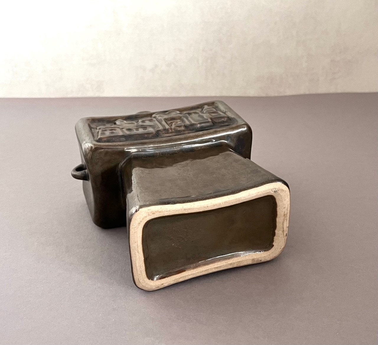 Vintage MCM CERAMIC VASE for Flowers, Handmade Ceramic Vase, Unique ...