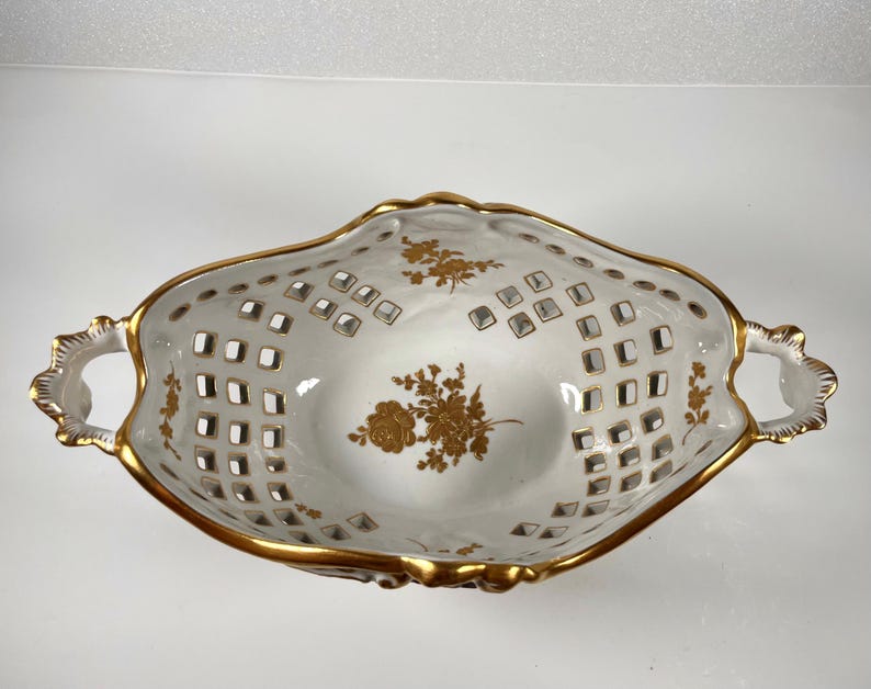 German Porcelain Fruit Bowl, Jardiniere, Antique Schierholz Plaue ...