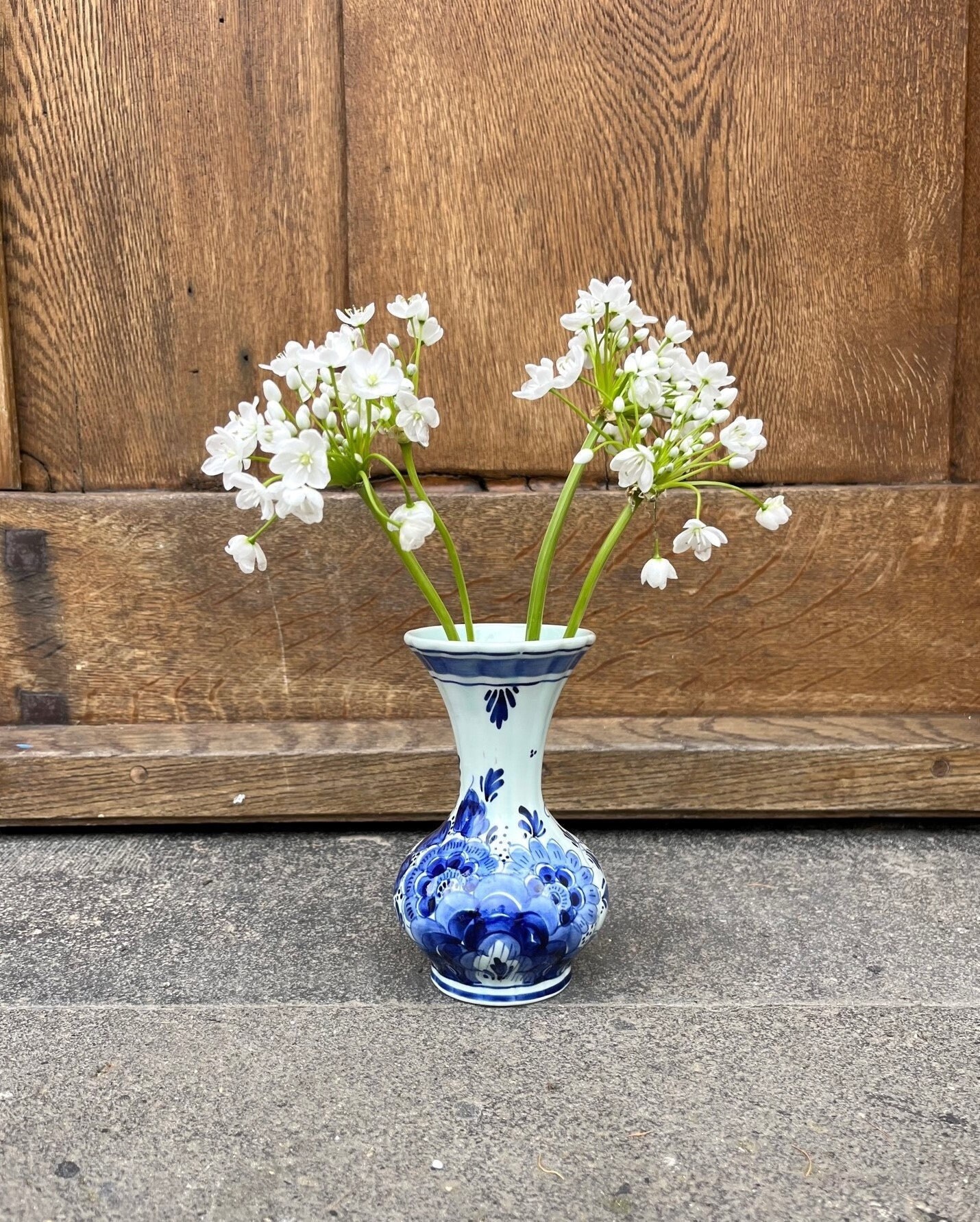 Small DELFT BLUE VASE, Hand Painted Vase, Blue and White Vase, Ceramic ...