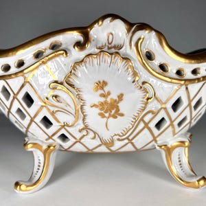 Antique German Porcelain Centerpiece, Fruit Bowl, Jardiniere ...