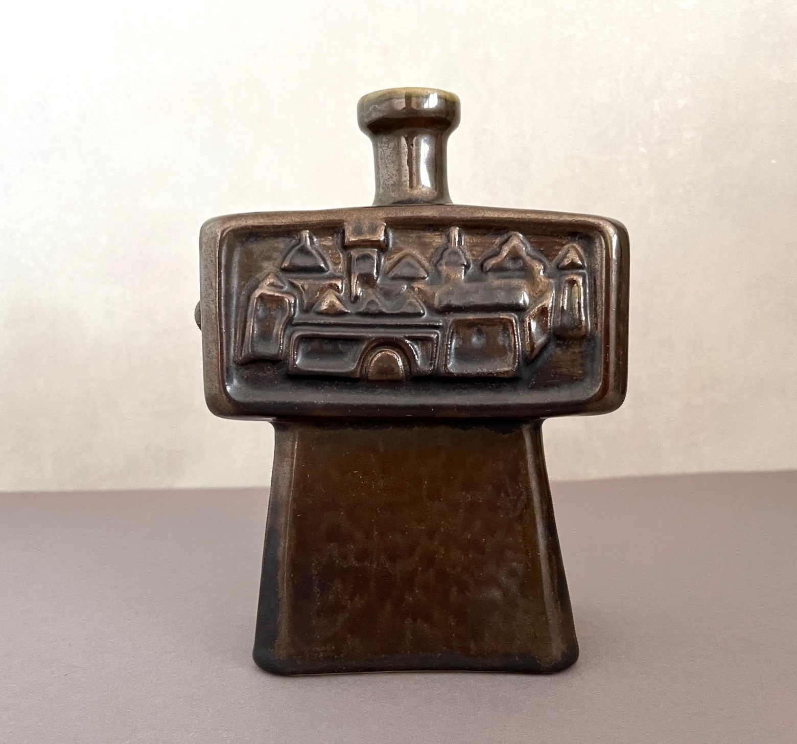 Vintage MCM CERAMIC VASE for Flowers, Handmade Ceramic Vase, Unique ...