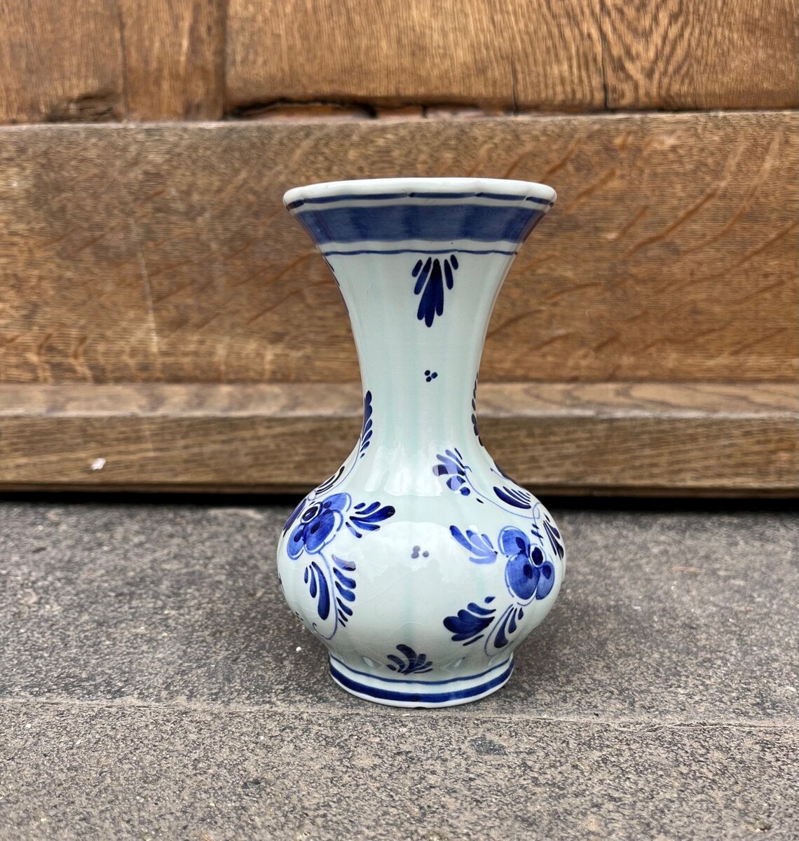 Small DELFT BLUE VASE, Hand Painted Vase, Blue and White Vase, Ceramic ...