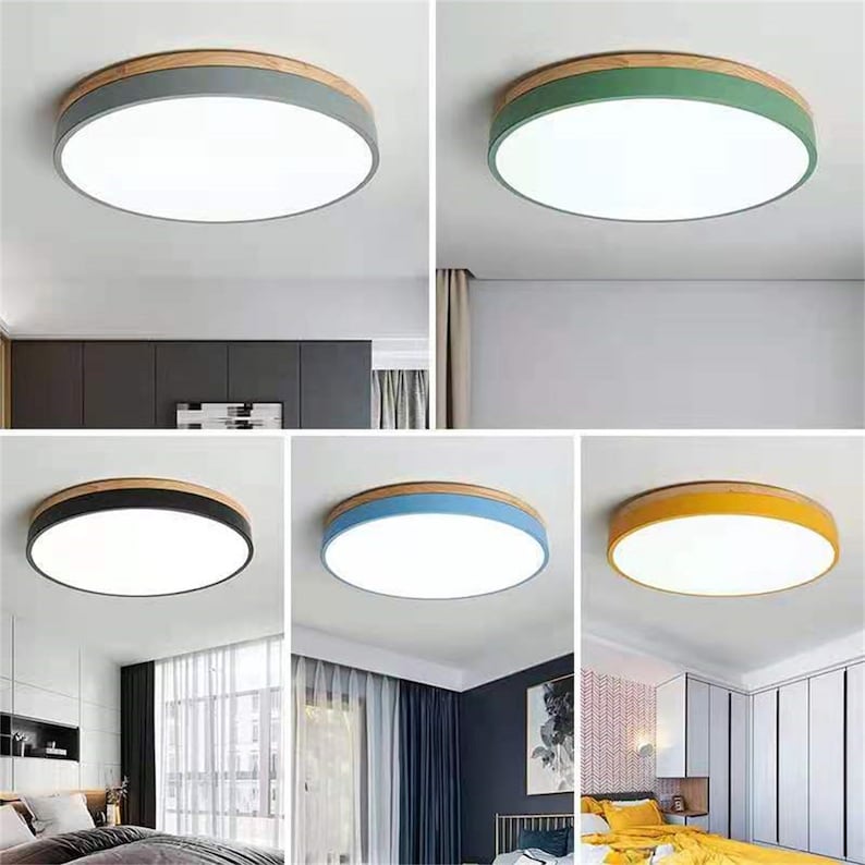 Nordic Corridor Wooden Led Ceiling Light Renovation Hallway - Etsy