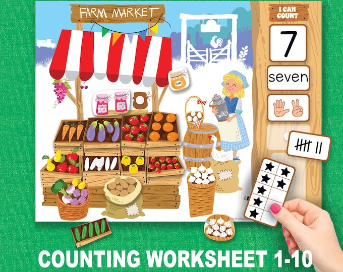 Train Number Matching Activity, Montessori Toddler Homeschool Learning ...