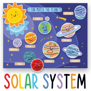 Solar System Worksheet, Toddler Activity, Homeschool Printables ...