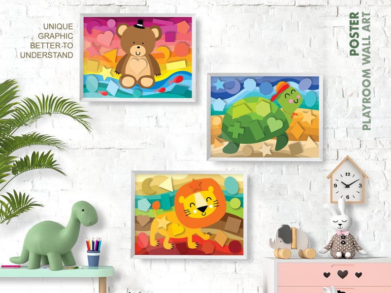 Art for Kids Colors and Shapes Activity Book Velcro Game - Etsy