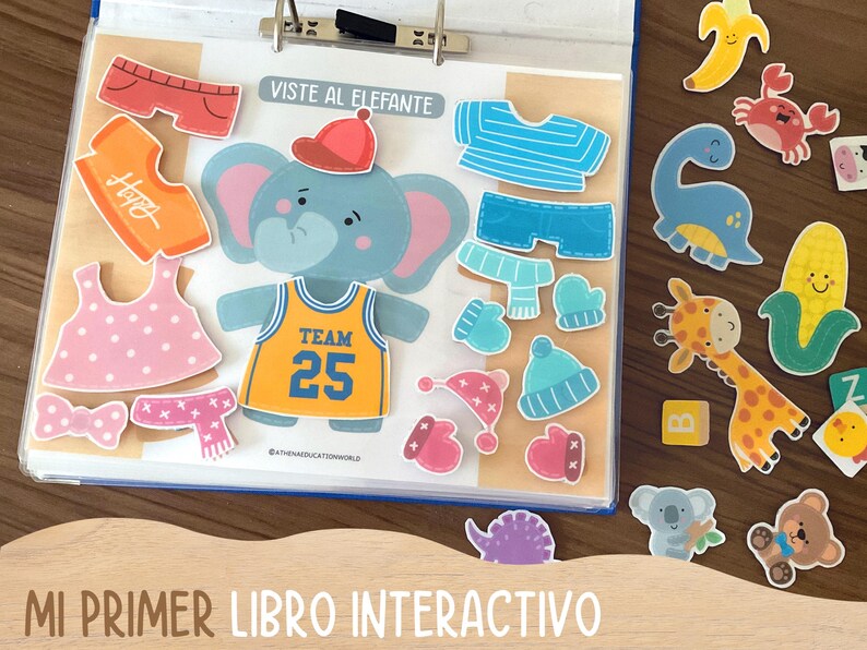 Spanish Busy Book Printable,toddler Learning Binder,homeschool ...