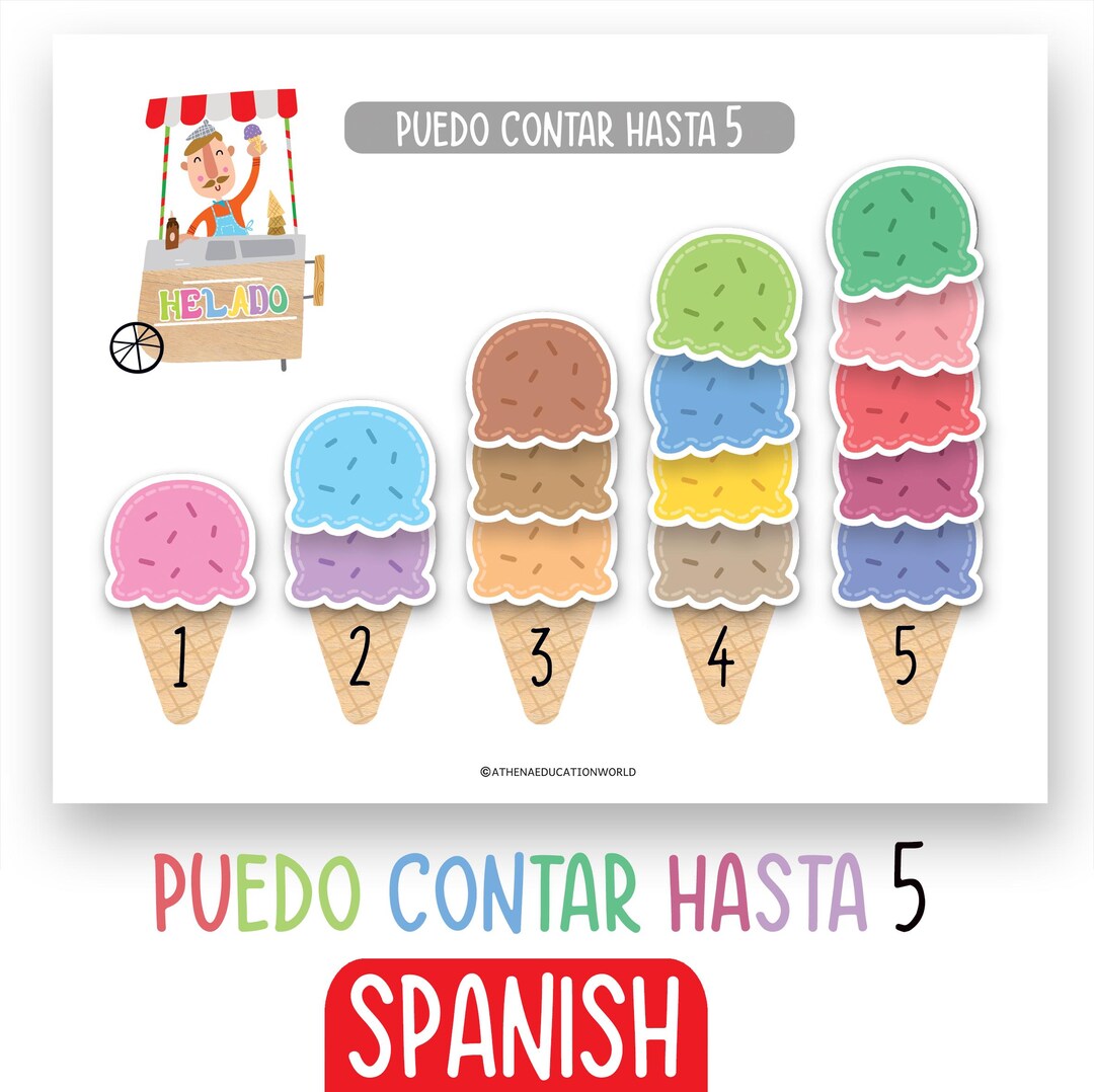 Spanish Montessori Counting Worksheet, Number Tracing Activity ...