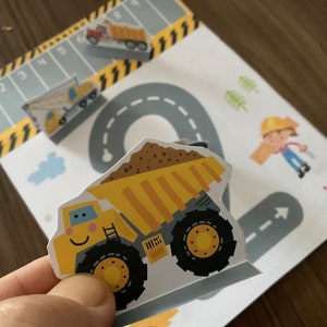 Construction Counting Busy Book, Number Tracing Activity, Printable 3D ...