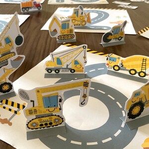 Construction Counting Busy Book, Number Tracing Activity, Printable 3D ...