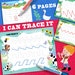 Pre Handwriting Line Tracing Worksheets,preschool Printable Bundle ...