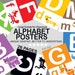 Alphabet Poster Printable Large Format for Classroom Use, Educational ...