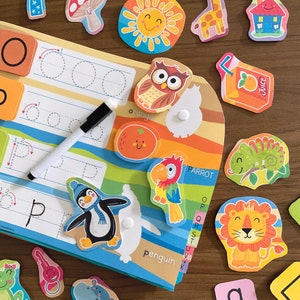 Alphabet Busy Book, ABC Quiet Book, Toddler Learning Binder, Preschool ...